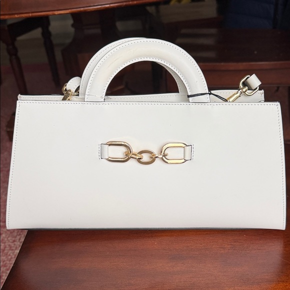 Claudia Firenze | Bags | Claudia Firenze Elegant White Handbag With ...